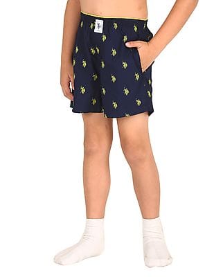 Buy USPA Innerwear Pure Cotton Printed IKXA Boxers - Pack Of 1 - NNNOW.com
