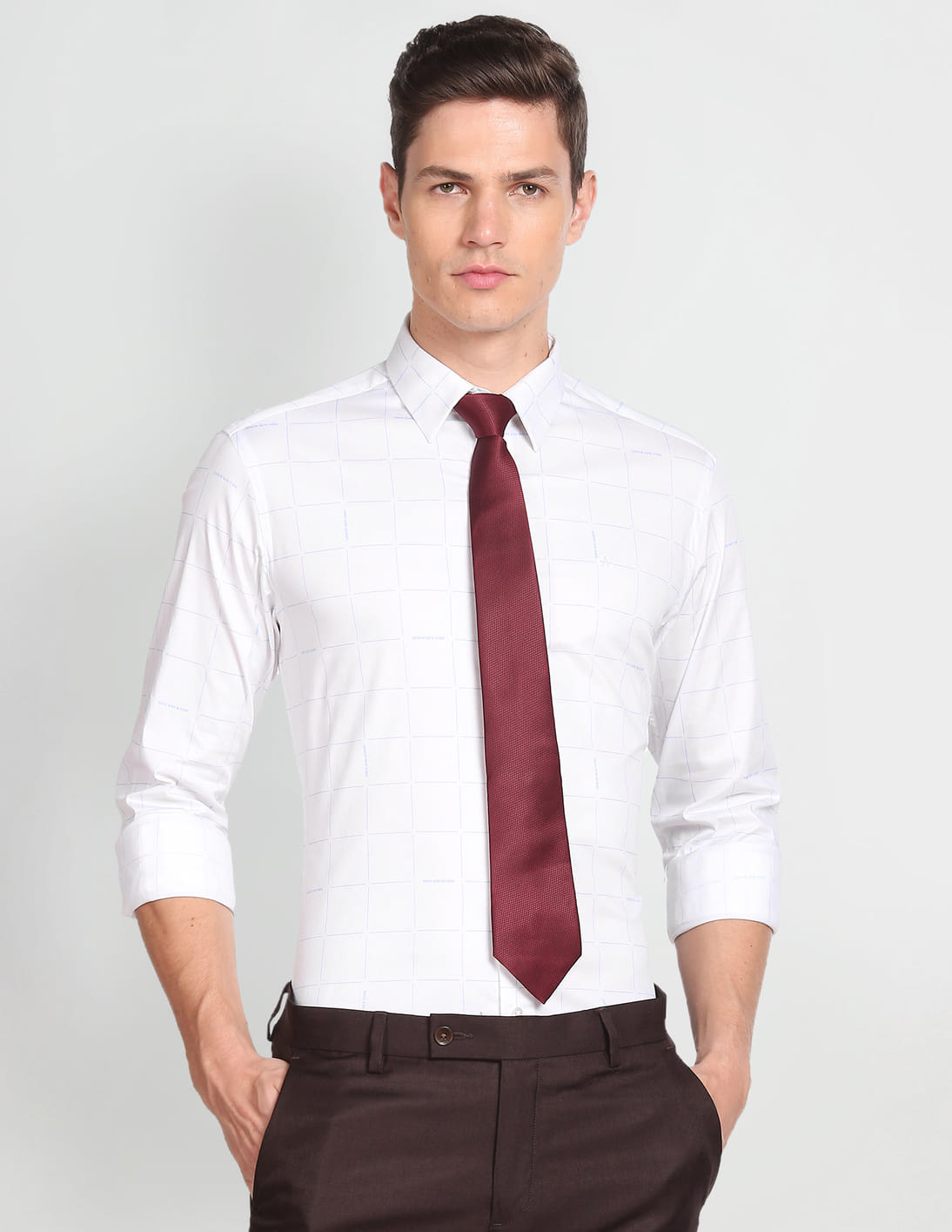Buy Arrow Newyork Manhattan Slim Fit Cotton Formal Shirt - NNNOW.com